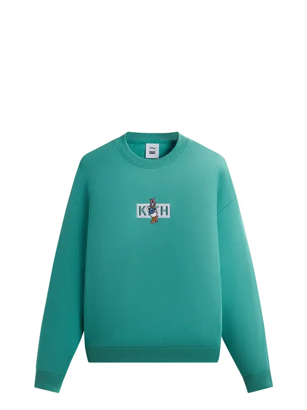 Kith For Mickey & Friends Daisy Duck Classic Logo Crewneck - Teal