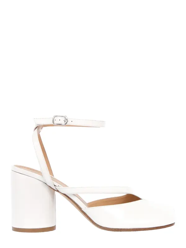 MAISON MARGIELA 80mm Tabi Sandal Pumps - White