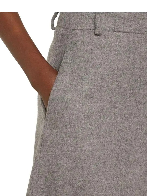 Brunello Cucinelli A-line Midi Skirt - Grey
