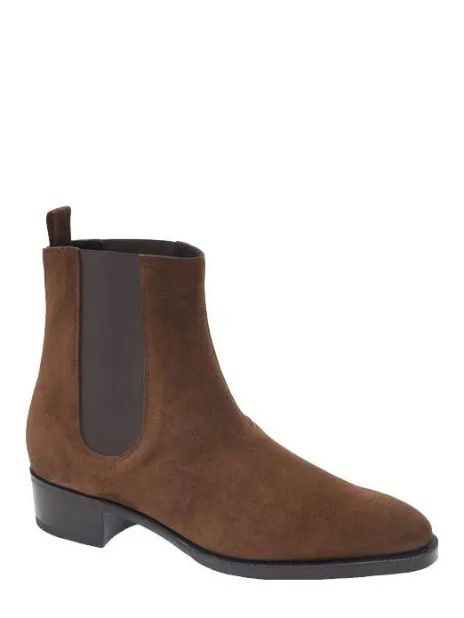 John Lobb Eddi Chelsea Boot - Dark Brown