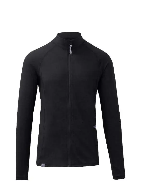 UV SKINZ Long Sleeve Full Zip Active Fleece - Black