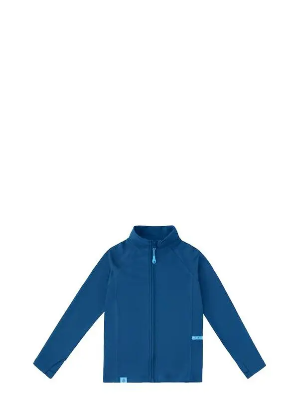 UV SKINZ Long Sleeve Full Zip Active Fleece - Mykonos Blue