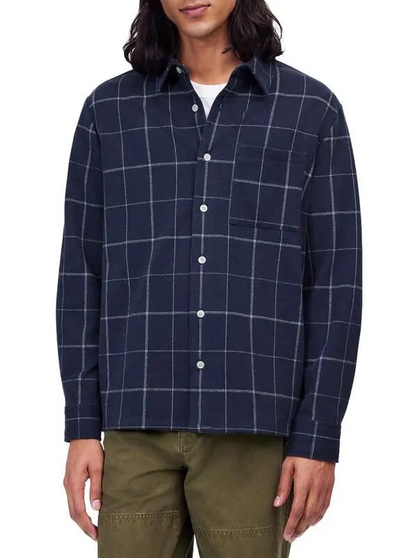 Madewell Devoe Button-up Shirt - Juniper Berry
