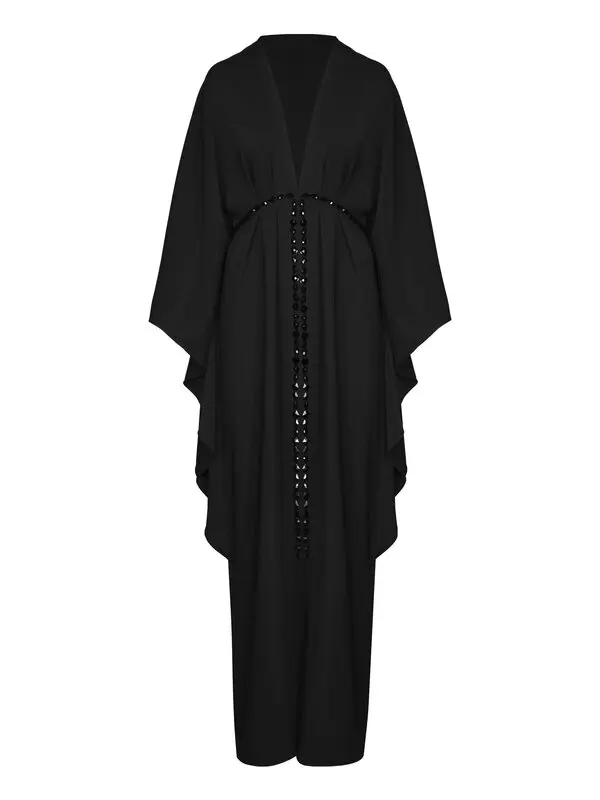 Johanna Ortiz Sombreando Tunic Dress - Black