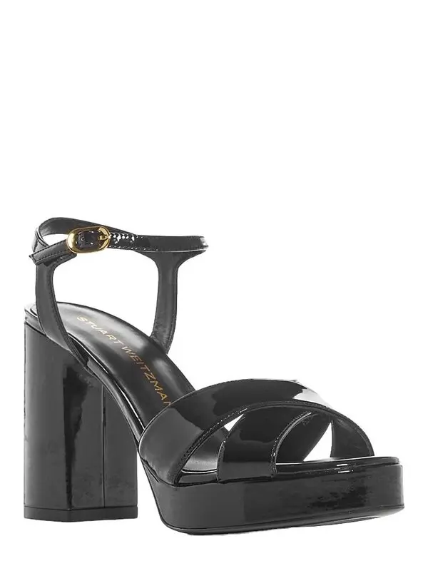 STUART WEITZMAN Dayna Platform Sandals - Black