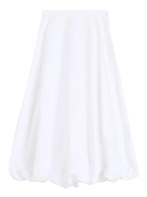 BY MALENE BIRGER Aubrey Organic Cotton Bubble Maxi Skirt - White