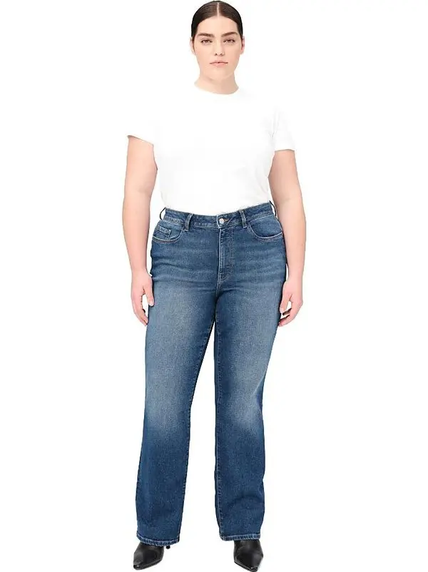 Warp + Weft Plus High-rise Straight Leg Jeans - Goodtimes