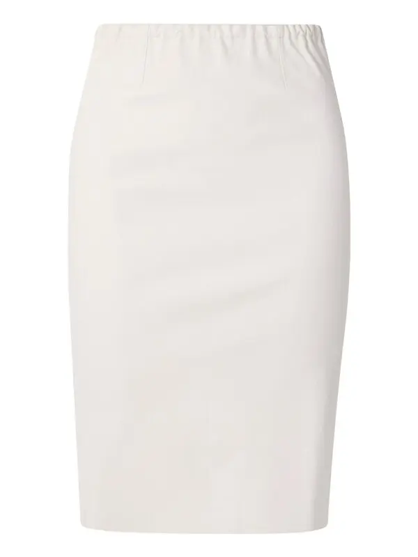 Stouls Gilda Leather Skirt - White