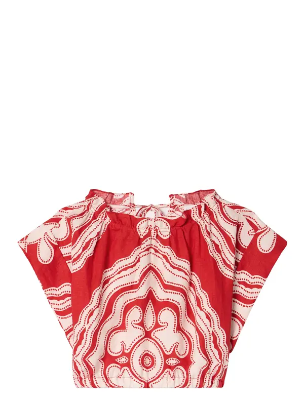LEMLEM Muna Cropped Top - Red