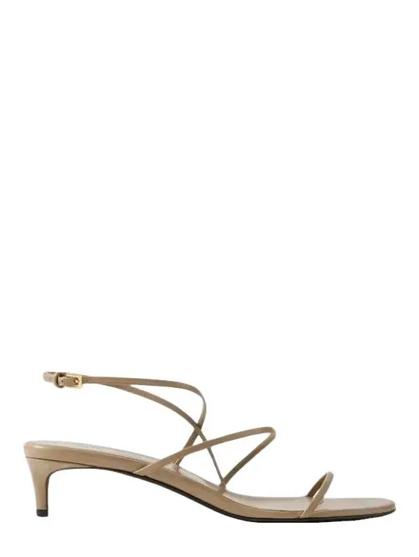 Khaite Loop Leather Sandals - Neutrals