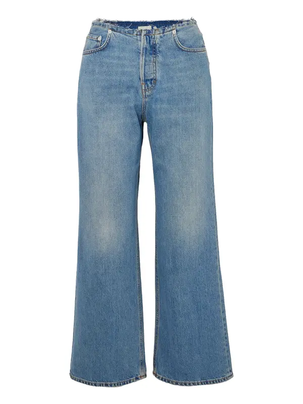 HAIKURE Korea Wb Boyfriend Jeans - Blue
