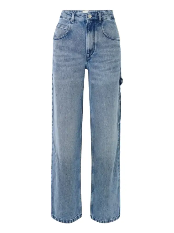 Isabel Marant Bymara Mid-rise Wide-leg Jeans - Blue