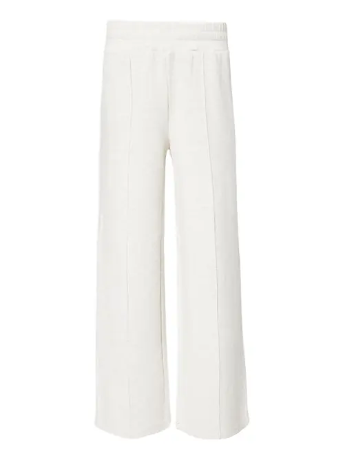 Varley High-rise Wide-leg Trousers - Ivory Marl