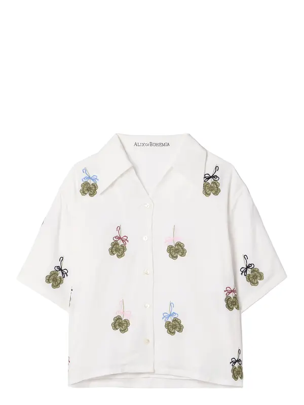 Alix Of Bohemia Stevie Embroidered Shirt - White