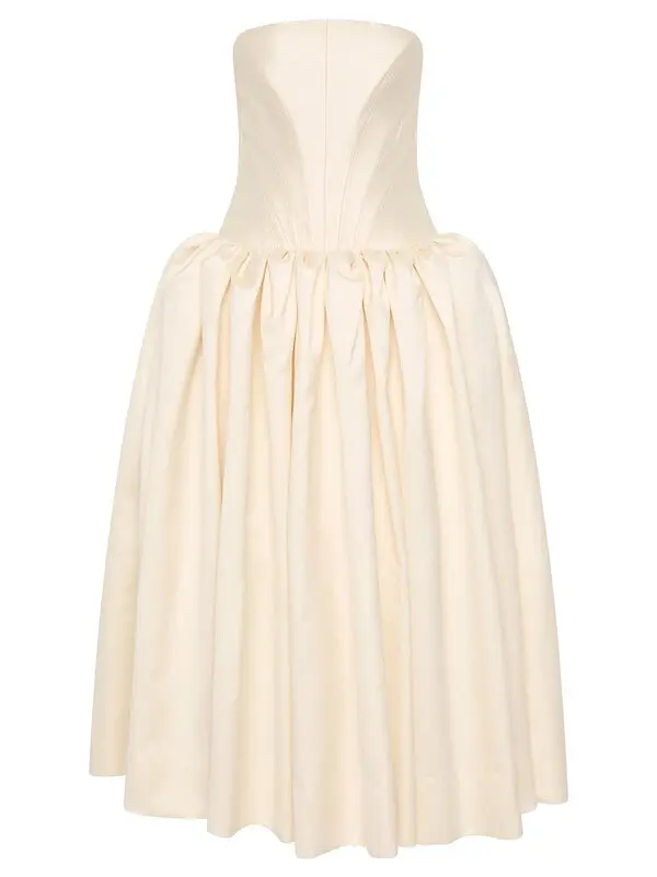 Rachel Gilbert Kenny Strapless Gown - Ivory