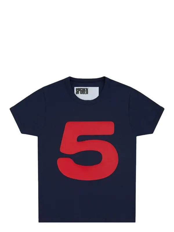 SP5DER Red 5 Baby T-shirt - Navy Blue