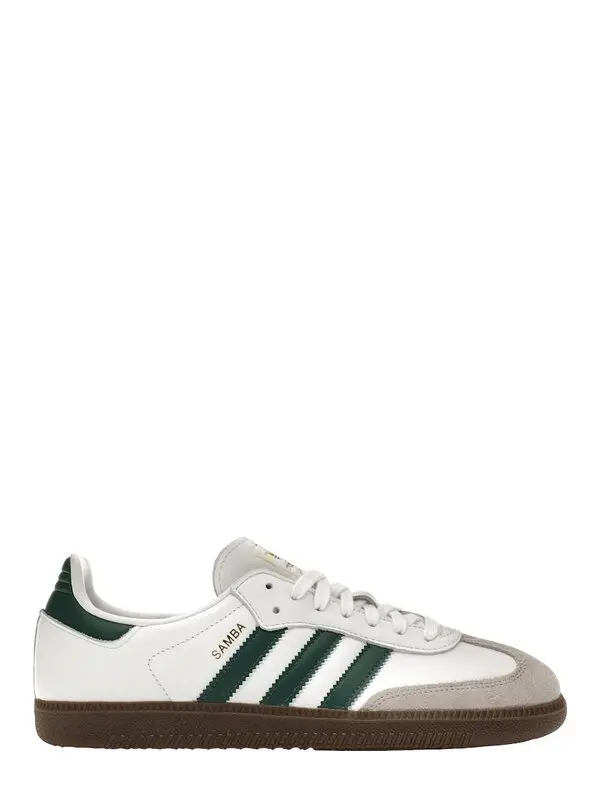 Adidas Samba Og Sneakers - Cloud White/collegiate Green/clear Granite