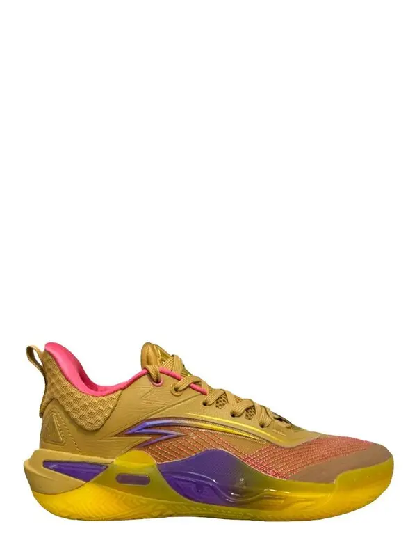 ANTA Kai 1 Speed Athletic Sneakers - Gold/purple/pink
