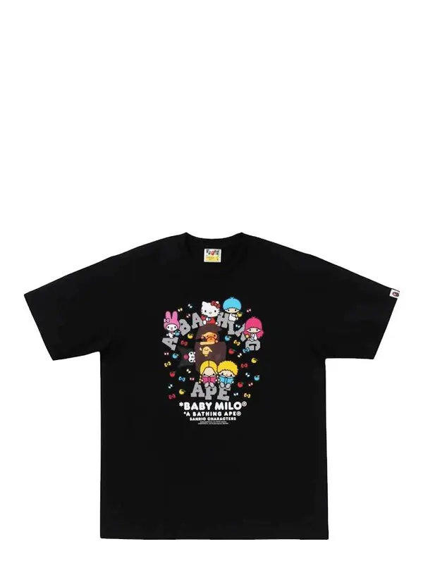 A BATHING APE X Sanrio Characters Ii Ginza Exclusive Tee Shirt - Black