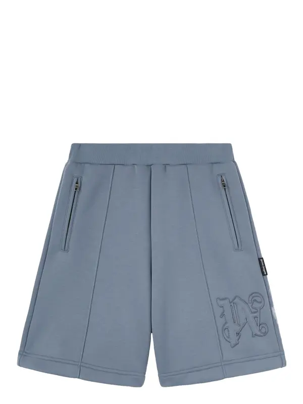 Palm Angels Monogram Shorts - Grey