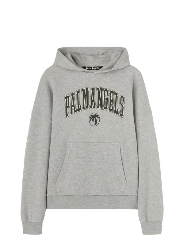 Palm Angels College Palm Hoodie - Grey