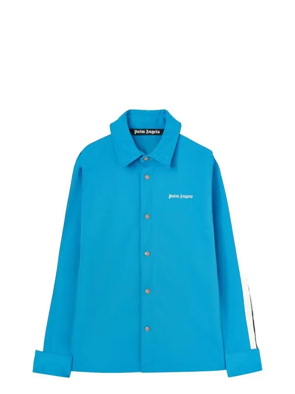 Palm Angels Classic Logo Track Shirt - Blue