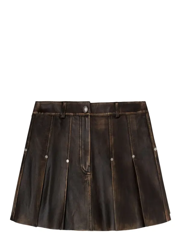 Palm Angels Lea Mini Skirt - Brown