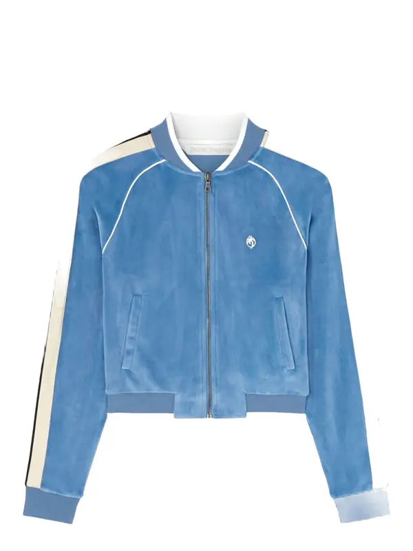 Palm Angels Oval Palm Track Jacket - Blue
