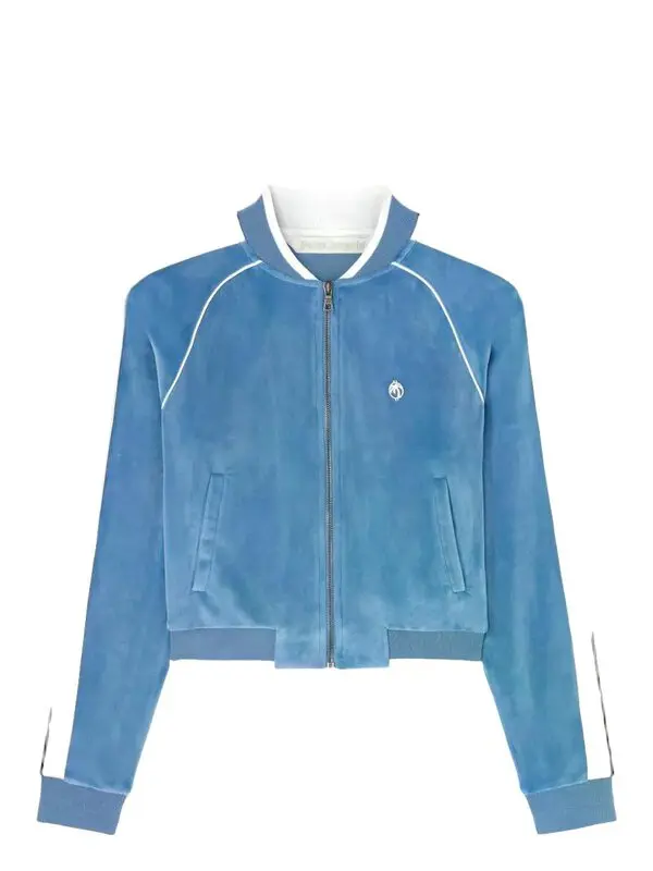 Palm Angels Oval Palm Track Jacket - Blue