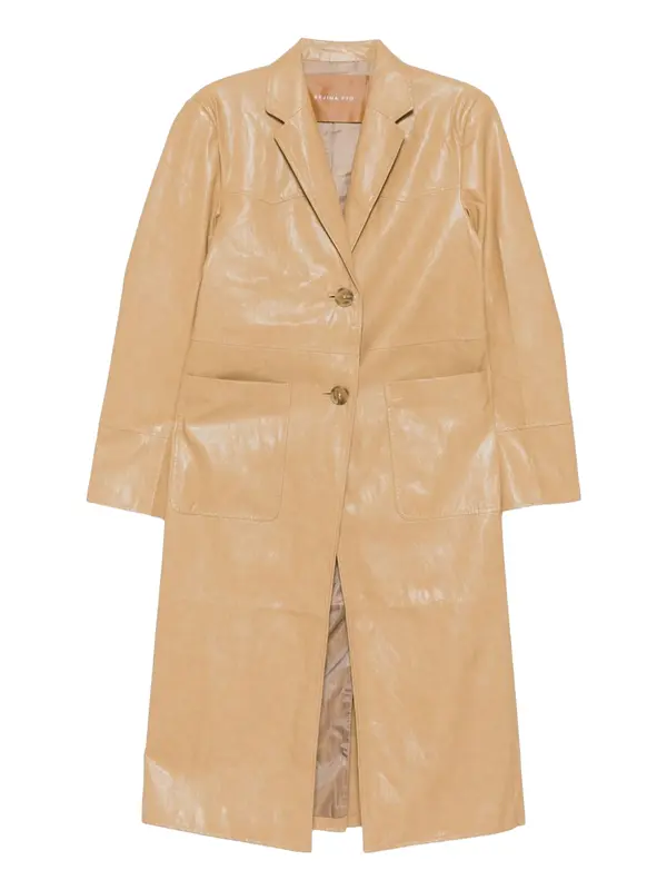 REJINA PYO Atlas Single-breasted Coat - Neutrals