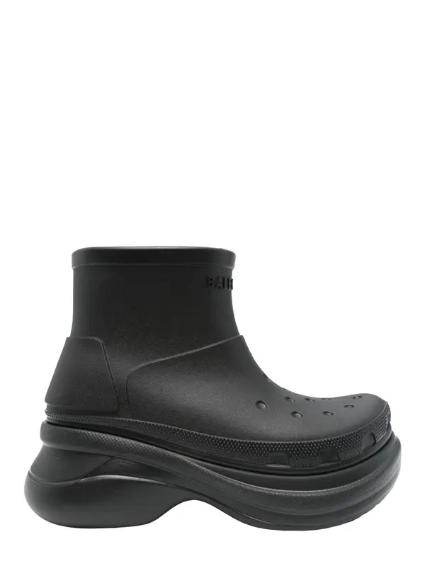 Balenciaga X Crocs™ Ankle Boots - Black