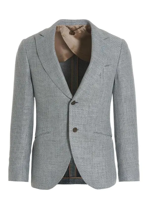 MAURIZIO MIRI Single-breasted Blazer - Blue
