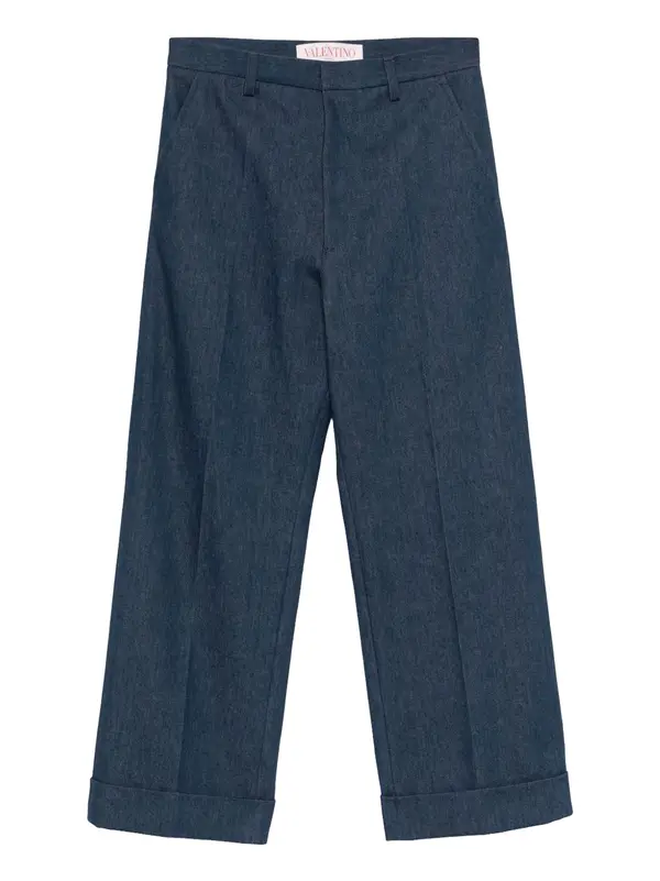 Valentino Garavani Wide-leg Jeans - Blue
