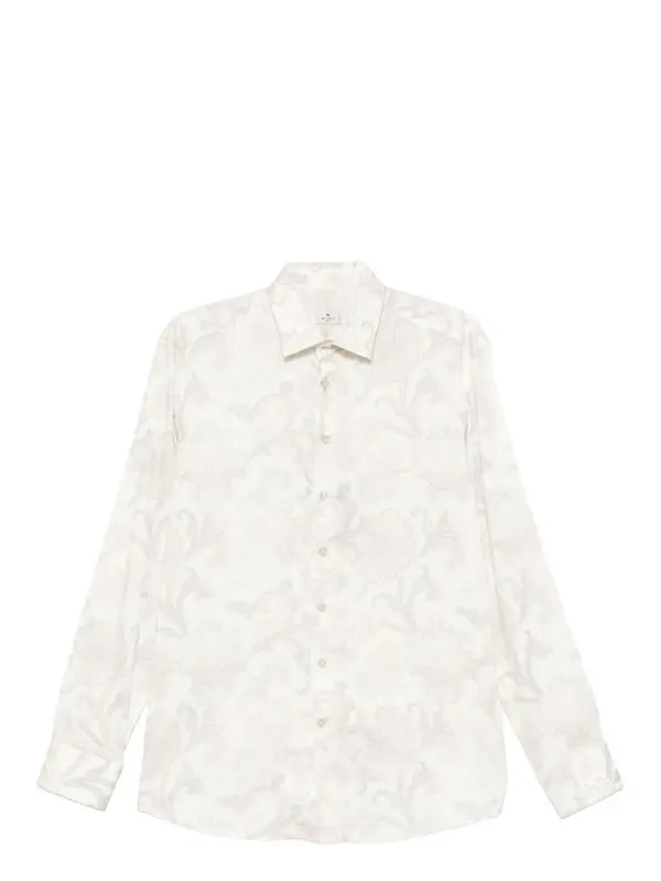 Etro Paisley-print Shirt - Neutrals