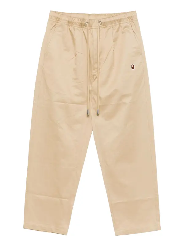 A BATHING APE Ape-head Trousers - Neutrals