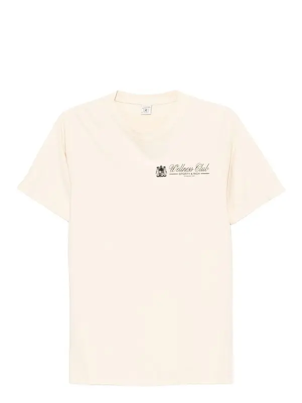 SPORTY & RICH Unicorn Crest T-shirt - Neutrals