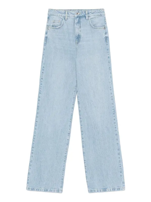 Patrizia Pepe Fly-motif Jeans - Blue