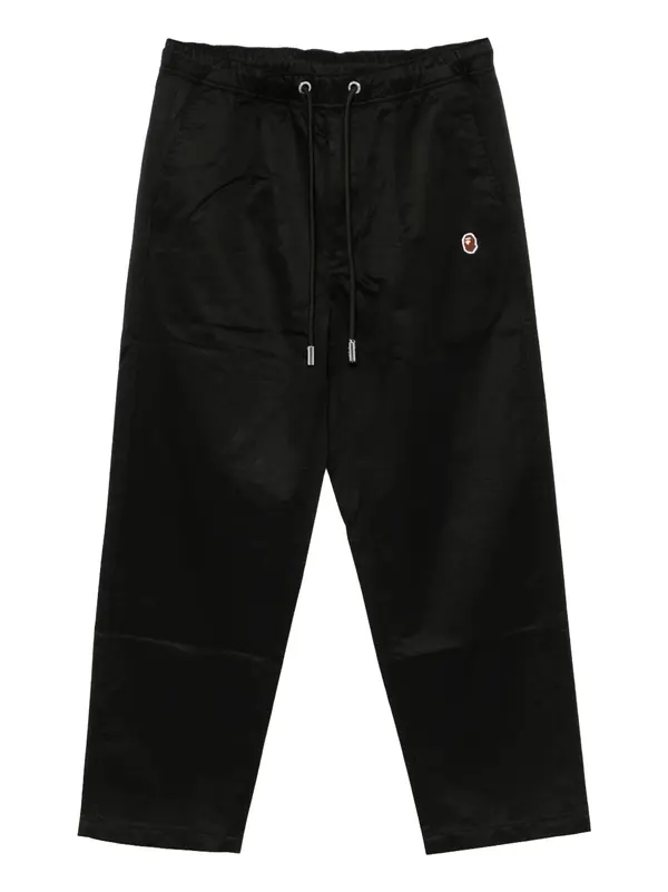 A BATHING APE Ape-head Trousers - Black