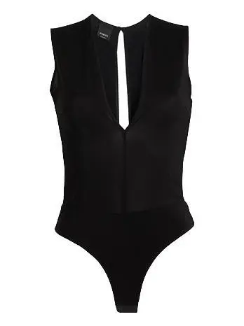 Pinko Viscose-blend Bodysuit - Black