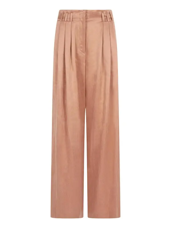 Giorgio Armani Wide-leg Trousers - Pink