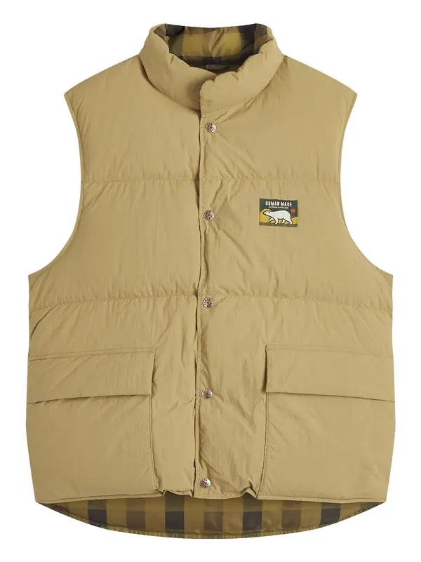 HUMAN MADE Reversible Down Vest - Beige
