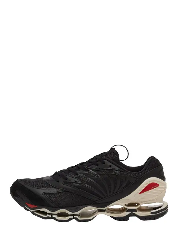 Mizuno Wave Prophecy Ls Graphpaper Sneakers - Black/ivory/red