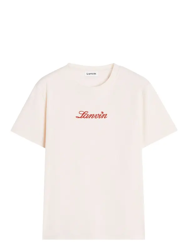 LANVIN Embroidered T-shirt - Pink