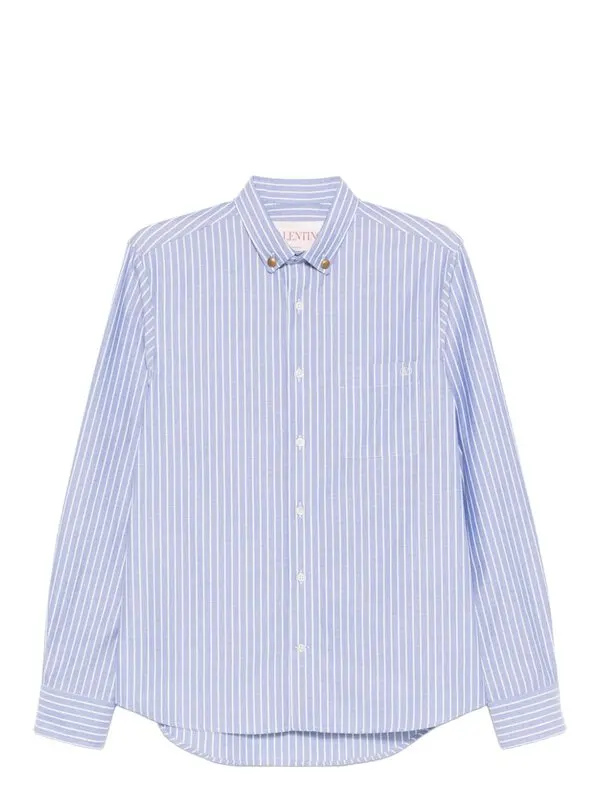 Valentino Garavani Striped Shirt - Blue