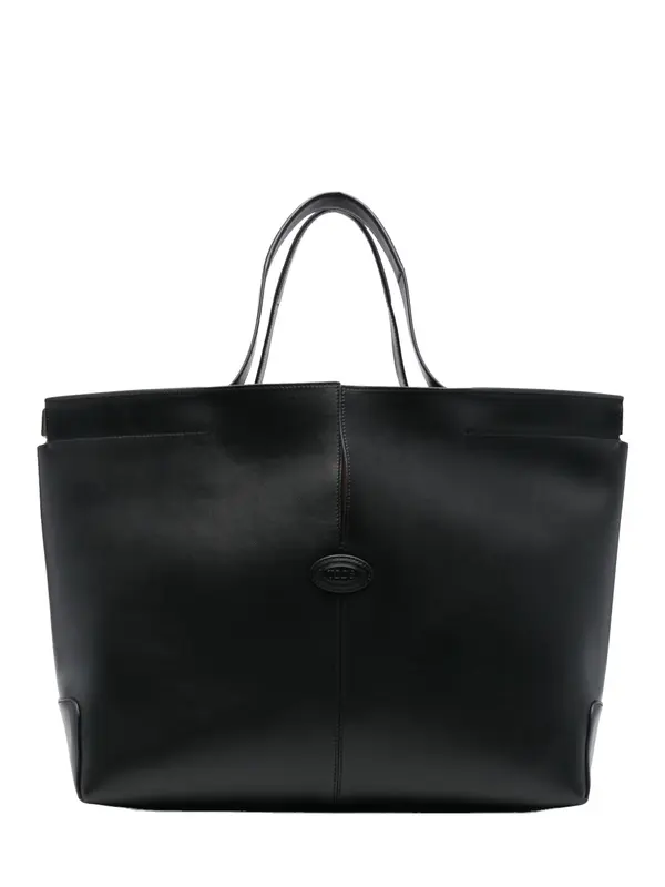 TOD'S Leather Tote - Black