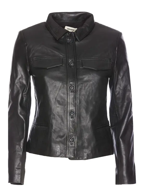 Zadig&Voltaire Liam Leather Jacket - Black