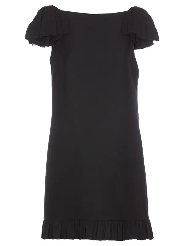 Valentino Garavani Crepe Dress - Black
