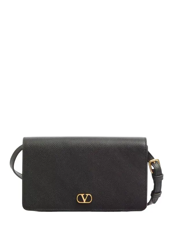 Valentino Garavani Mini Vlogo Signature Shoulder Bag - Black
