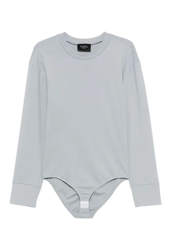 A.M.G. Jersey Bodysuit - Grey