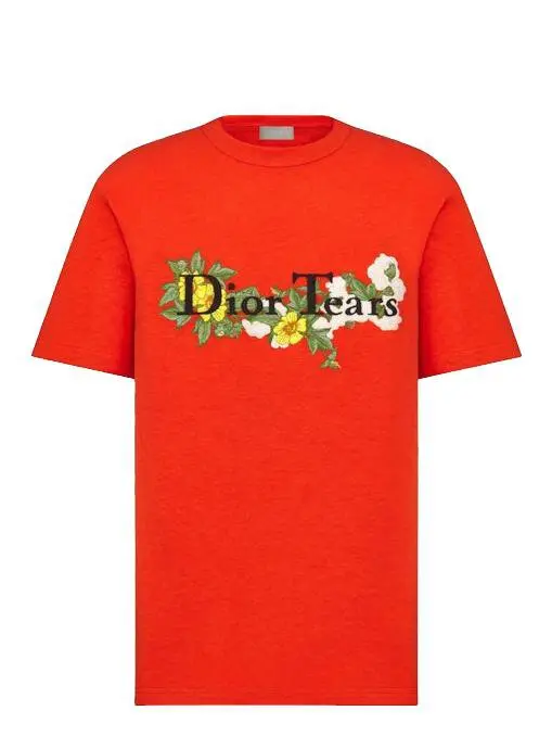 Dior X Denim Tears Relaxedfit T-shirt - Red